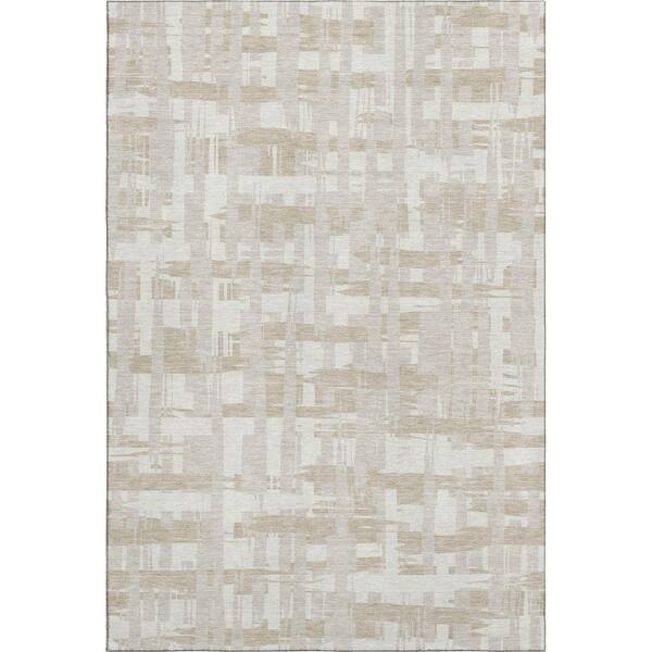 Addison Rugs Mayfield Premium Machine Washable Abstract AMF1849 Ivory 3 ...