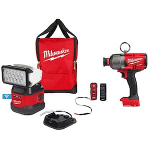 Milwaukee M18 18-Volt Lithium-Ion Cordless Utility Remote Search Light ...