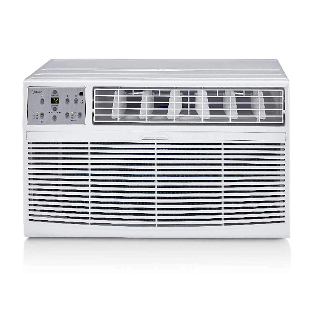 Midea 8,000 BTU 110-Volt Through-the-Wall Air Conditioner Cools 350 Sq ...