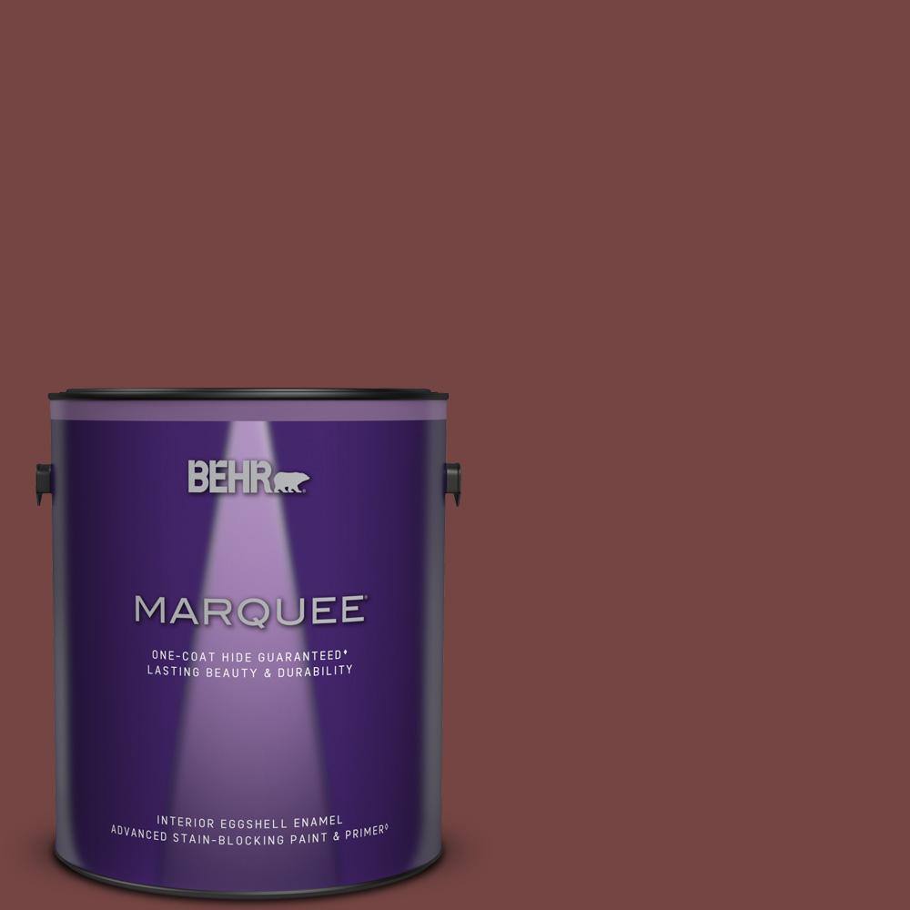 BEHR MARQUEE 1 gal. #S130-7 Cherry Cola Eggshell Enamel Interior Paint ...