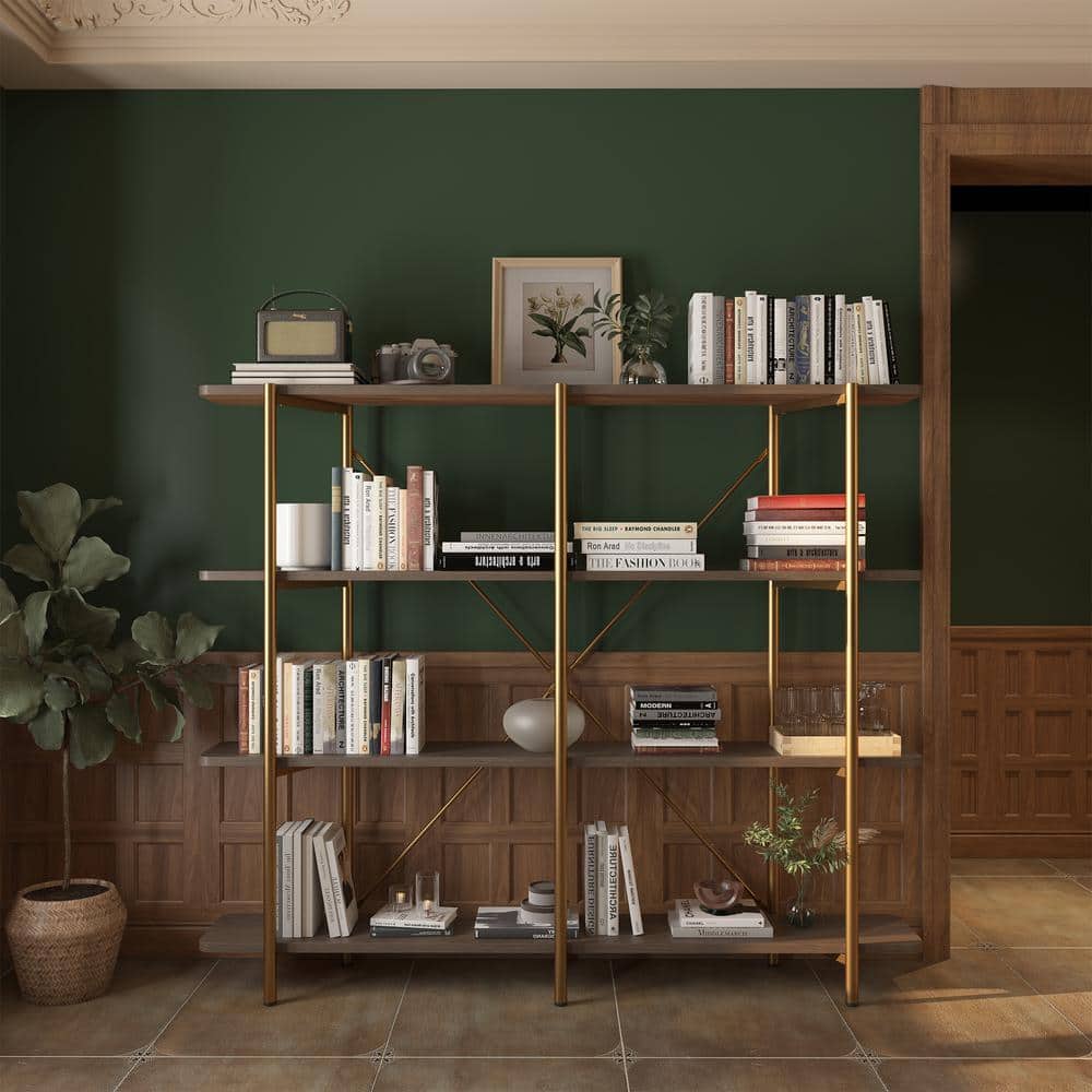 Boyel Living 62.99 in. Tall Metal 4-Layer Vertical Stainless Steel ...