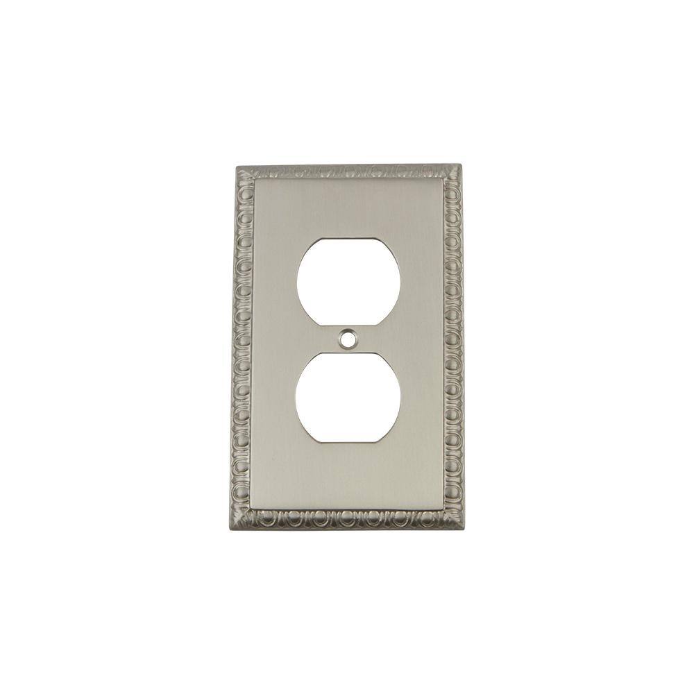 Nostalgic Warehouse Nickel 1-Gang Duplex Outlet Wall Plate (1-Pack ...