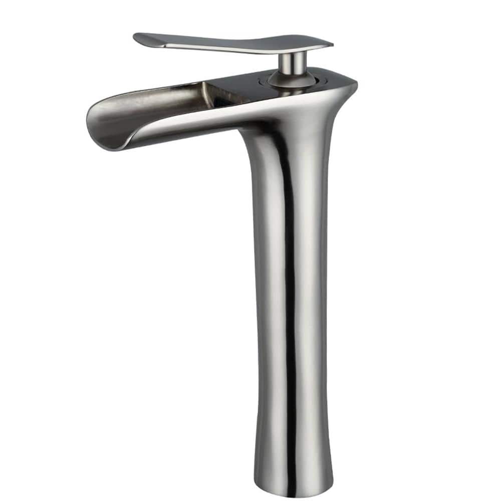 AIMADI Single Handle Waterfall Bathroom Vessel Sink Faucet Modern ...