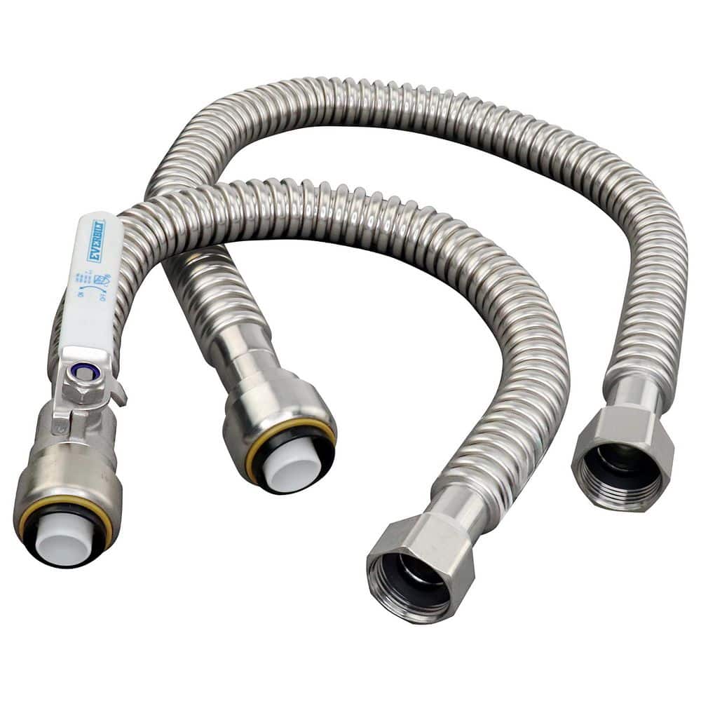 Everbilt 3/4 in. SSPTC x 3/4 in. FIP Water Heater Connection Kit ...
