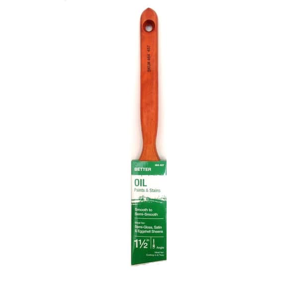 Better 1.5 in. Angle Sash Oil Paint Brush THD01307 - The Home Depot