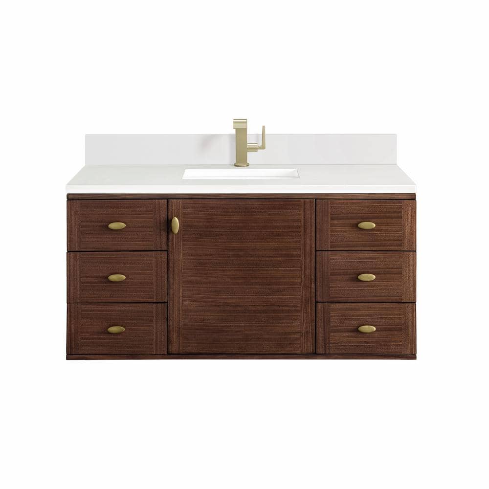 James Martin Vanities Amberly 48.0 in. W x 23.5 in. D x 34.7 in. H ...
