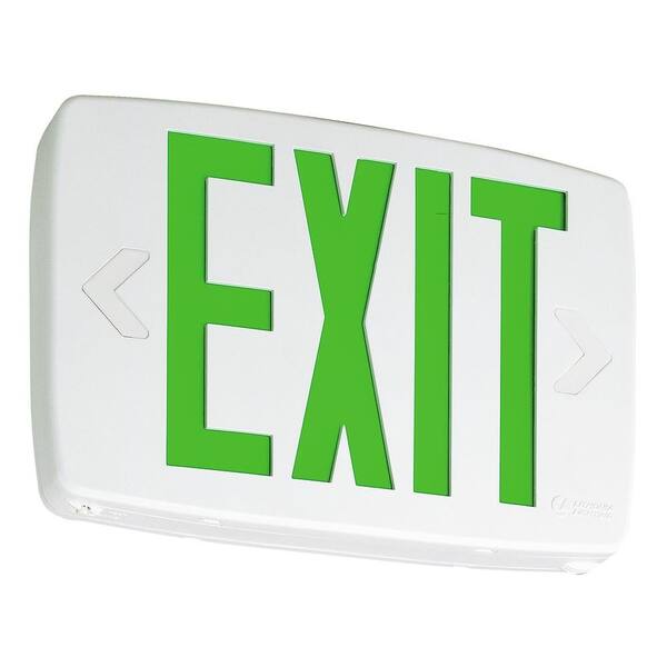 Lithonia Lighting Quantum Thermoplastic LED Emergency Exit Sign LQM S W ...