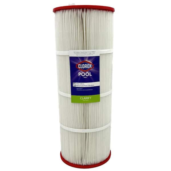 Clorox Silver Edition 10 in. Dia Advanced Pool Filter Cartridge ...