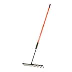Bully Tools 7-Gauge 16 in. Asphalt Rake with 2-Piece Fiberglass Handle ...