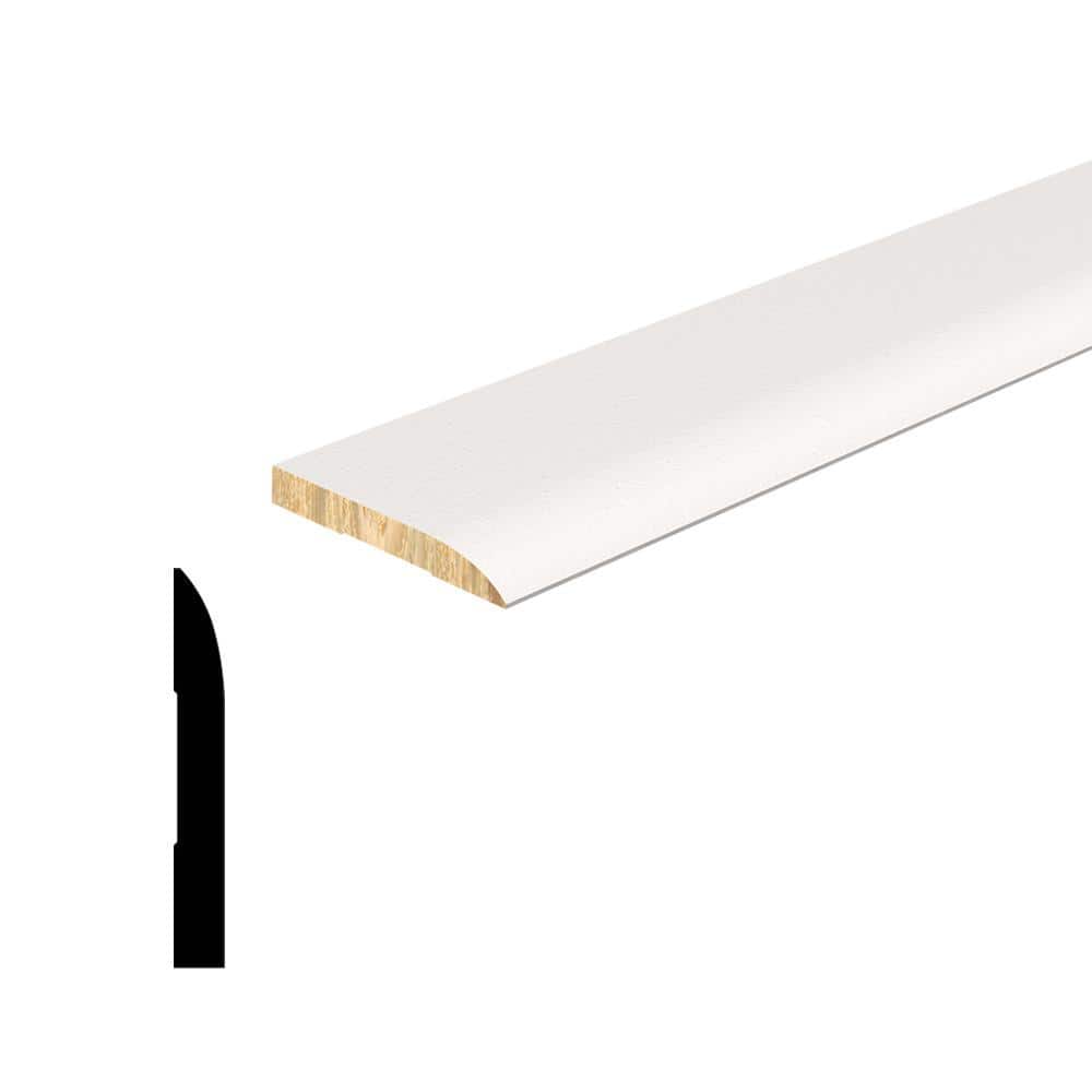 Alexandria Moulding Pro Pack 7/16 in. x 3-1/4 in. x 96 in. Primed Pine ...