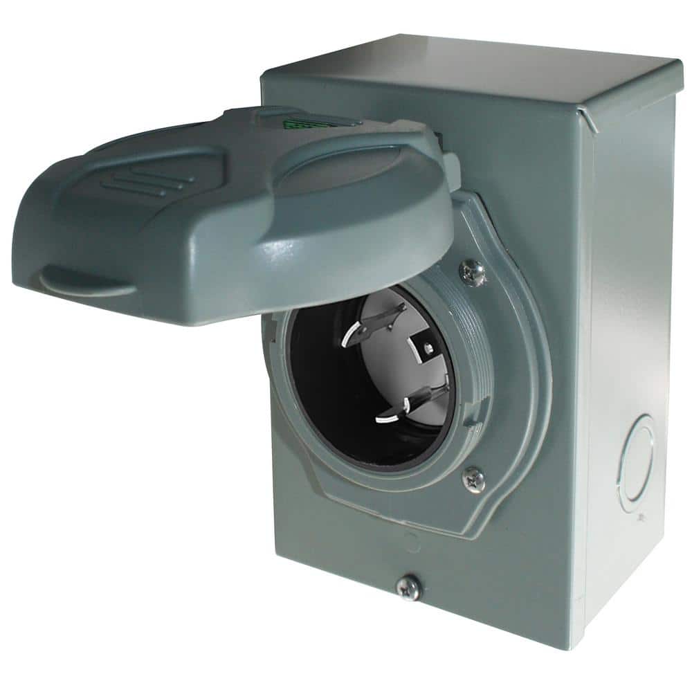Sportsman 30 Amp Generator Power Inlet Box 809329 - The Home Depot