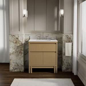 KOHLER Solive 49 in. Light Oak Bath Vanity with Quartz Top 32839-WEK ...