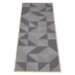 Ottomanson Ottohome Collection Non-Slip Rubberback Floral Leaves 2x5 ...