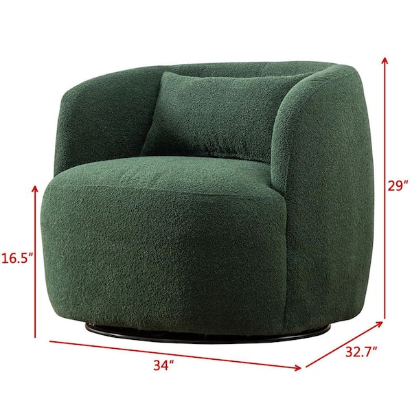 Swivel chair green store