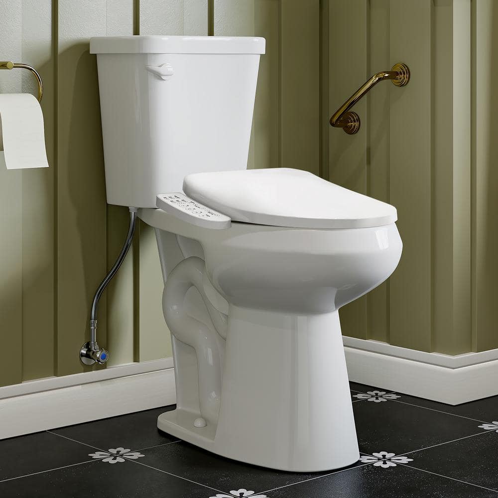 HOROW 19 in. Tall 2-pics High-Efficiency 1.28 GPF Single Flush ...