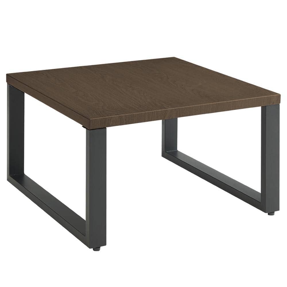 Pocassy U-shaped square coffee table patio side table Brown PJ156 - The ...