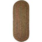 Rhody Rug Winslow Brown Multicolored 2 ft. x 6 ft. Indoor/Outdoor ...