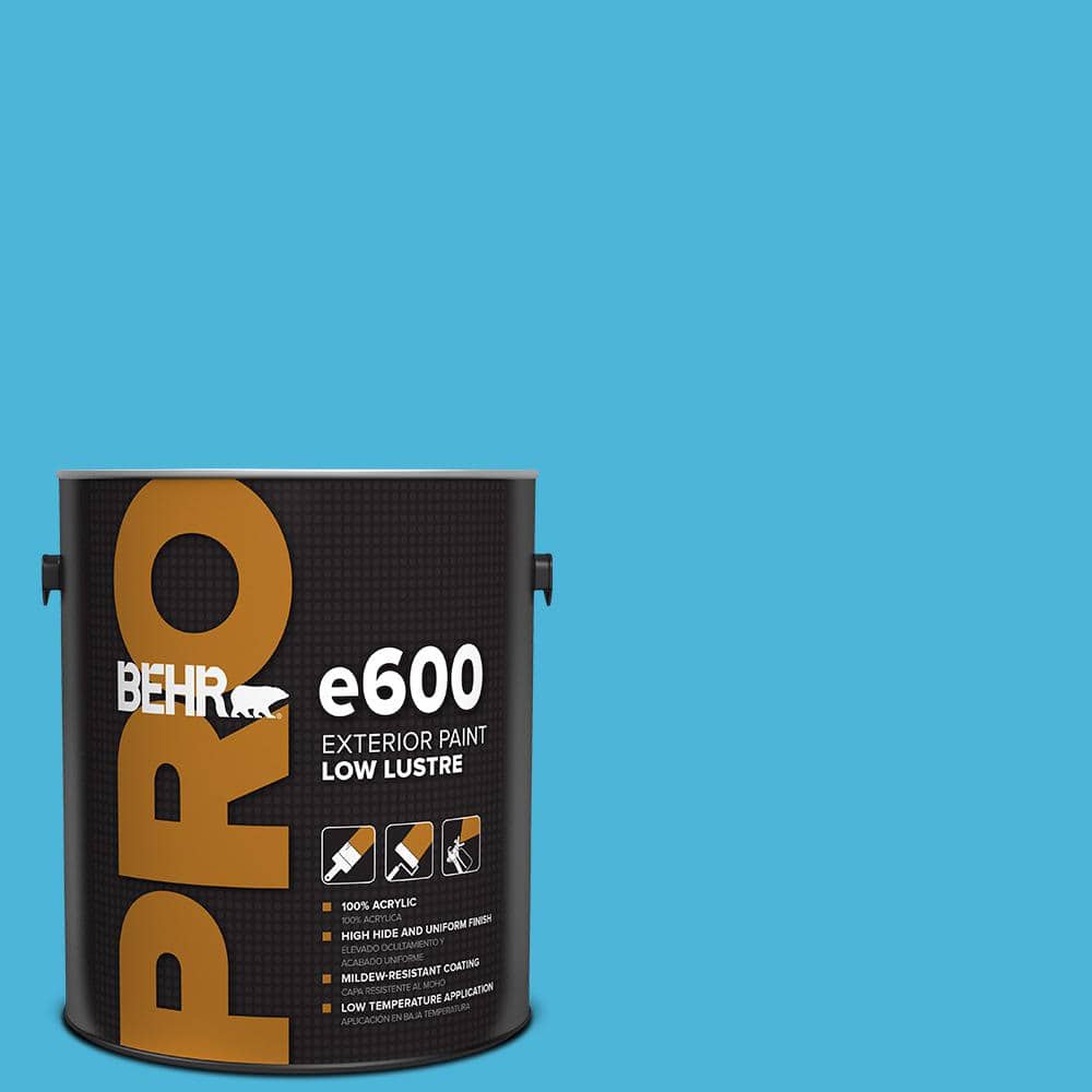 BEHR PRO 1 gal. #P490-4 Aztec Sky Low Luster Exterior Paint PR62001 ...