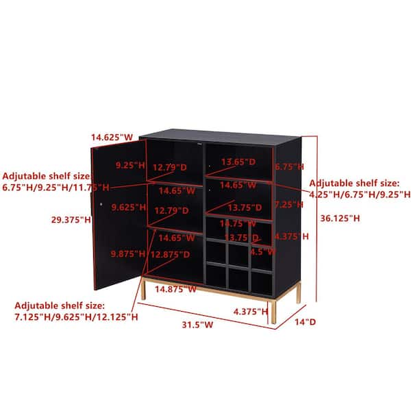 Standard Display Cabinet Dimensions Chart - Infoupdate.org