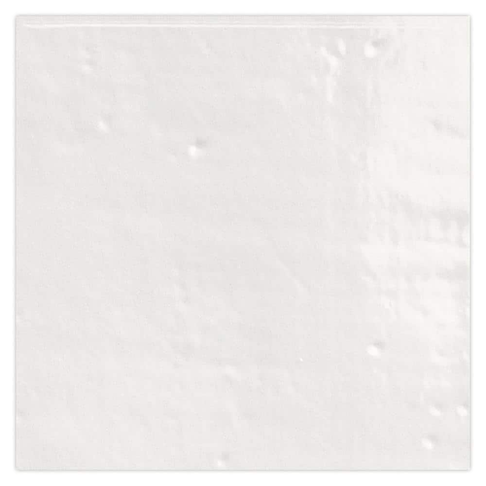 Apollo Tile Terralis 2 in. x 2 in. Glossy Pearl White Porcelain Square ...