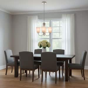 Progress Lighting Replay Collection 3-Light Brushed Nickel Etched Glass ...