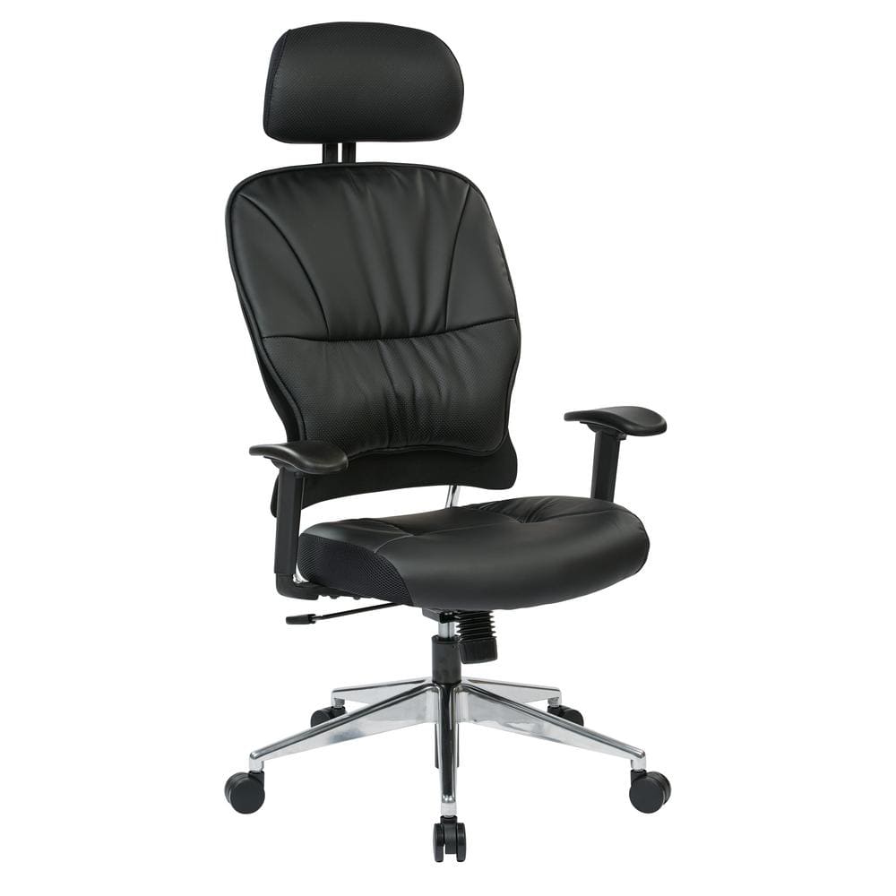 Office Star Products Black Bonded Leather Managers Chair 32-E33P918PHL ...