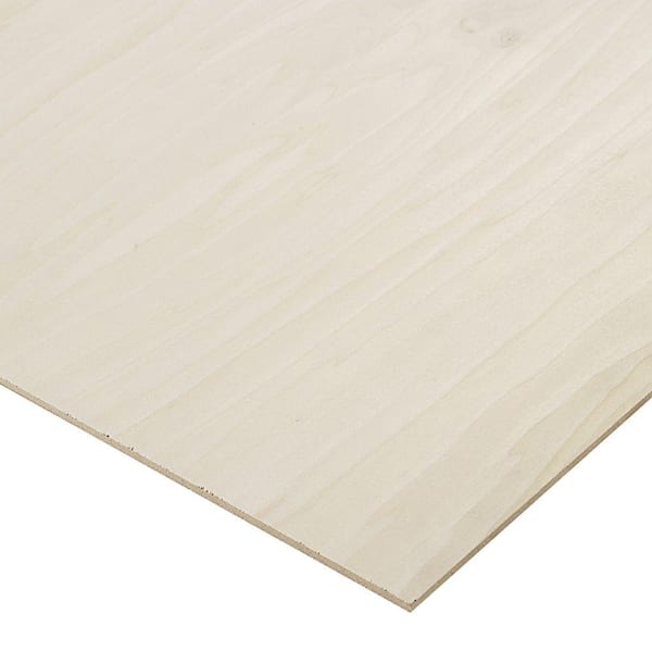 PureBond 1/4 in. x 4 ft. x 8 ft. Poplar Hardwood Plywood 5800 - The ...