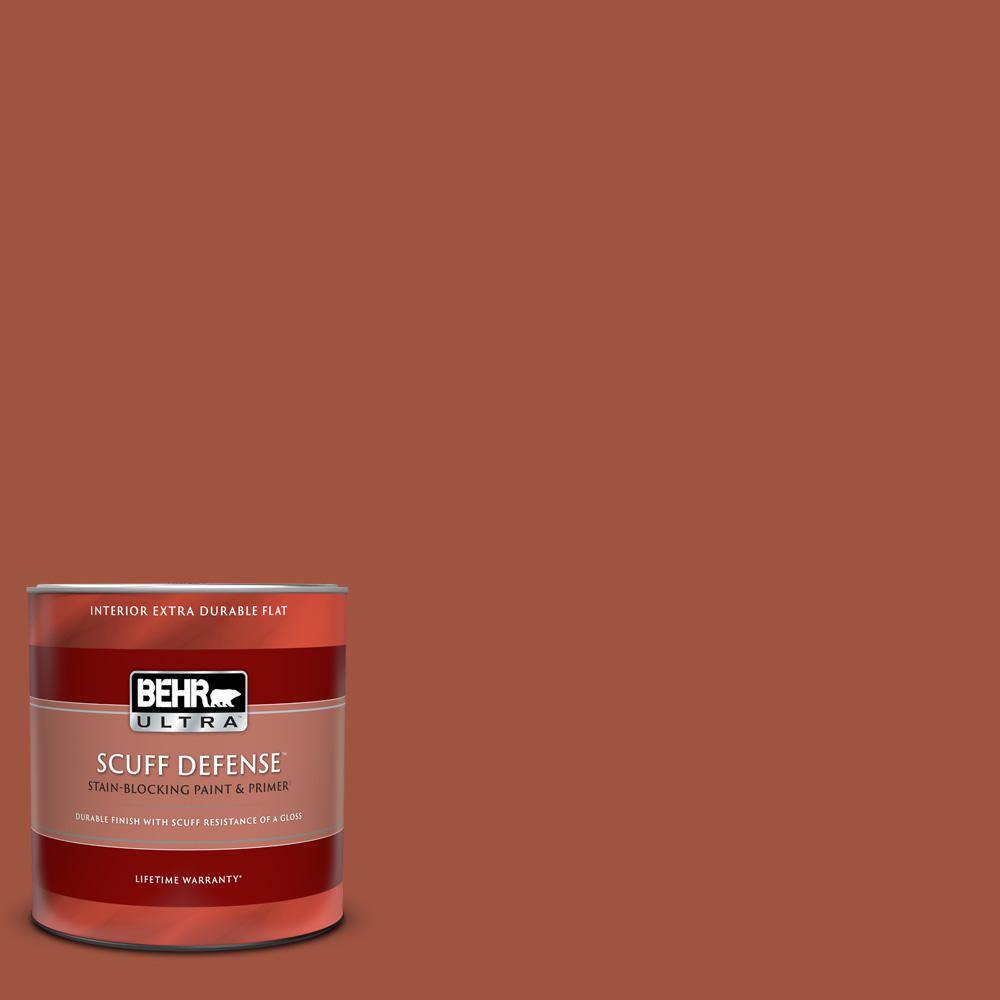 BEHR ULTRA 1 qt. #MQ1-25 Kalahari Sunset Extra Durable Flat Interior ... BEHR ULTRA 1 qt. #MQ1-25 Kalahari Sunset Extra Durable Flat Interior ...