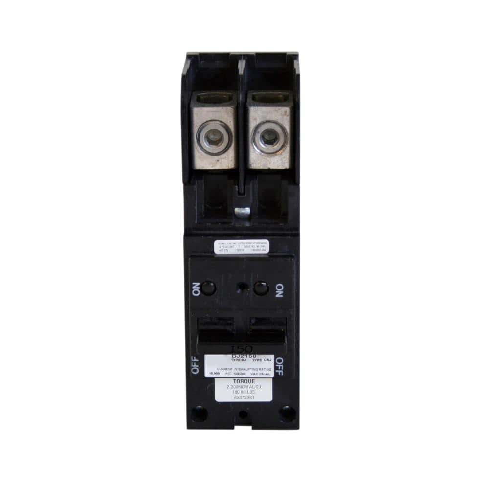Eaton BJ 150 Amp 2-Pole 10k Main Breaker BJ2150 - The Home Depot
