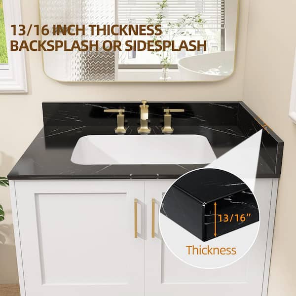 24 in - Bathroom Vanity Backsplashes - The Home Depot