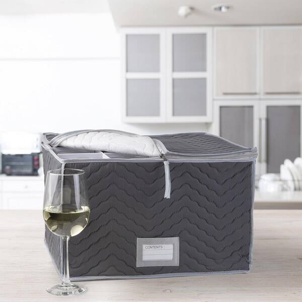 J&V TEXTILES Cup Storage Chest-Deluxe Quilted Microfiber 7093 - The ...
