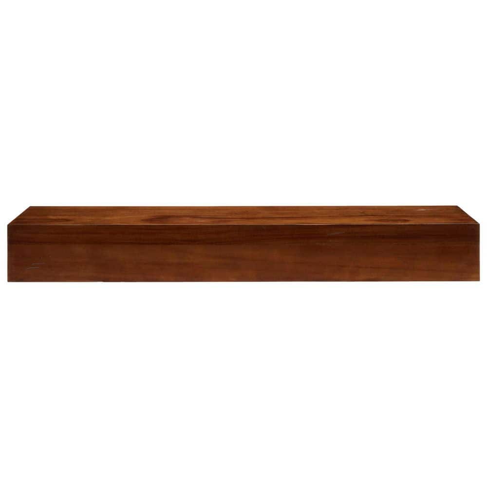 Duluth Forge Brown Finish Solid Wood 48 in. Wide x 9 in. Deep x 6 in ...