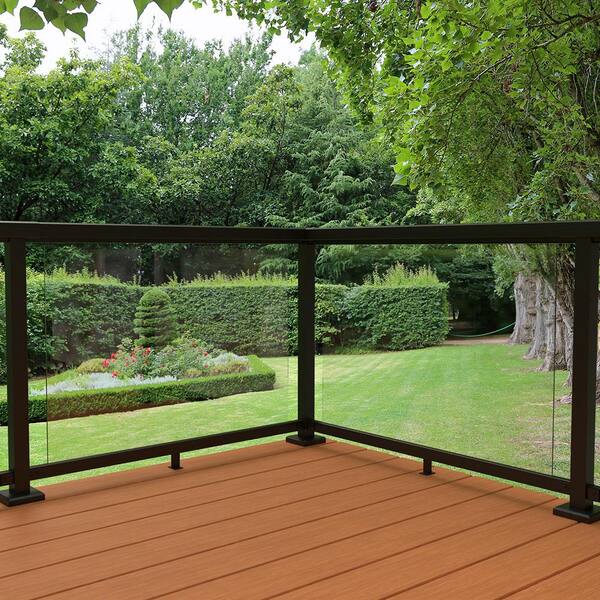 Reviews for Peak Aluminum Railing 30-7/16 in. H x 51 in. W Clear ...