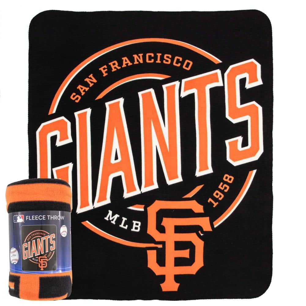 THE NORTHWEST GROUP MLB Sf Giants Campaign Fleece Multi-Colored Throw ...
