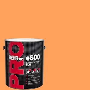BEHR PRO 5 gal. #T15-10 Clarified Orange Low Luster Exterior Paint ...