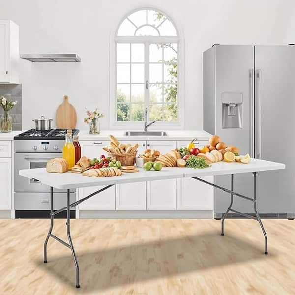 Otryad Heavy-Duty Table with Handle for Camping, Picnic, Party, Indoor ...