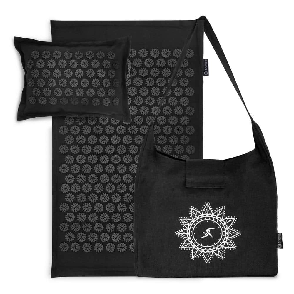 Reviews for PROSOURCEFIT Black Pearl 29 in. x 18 in. Ki Acupressure Mat ...