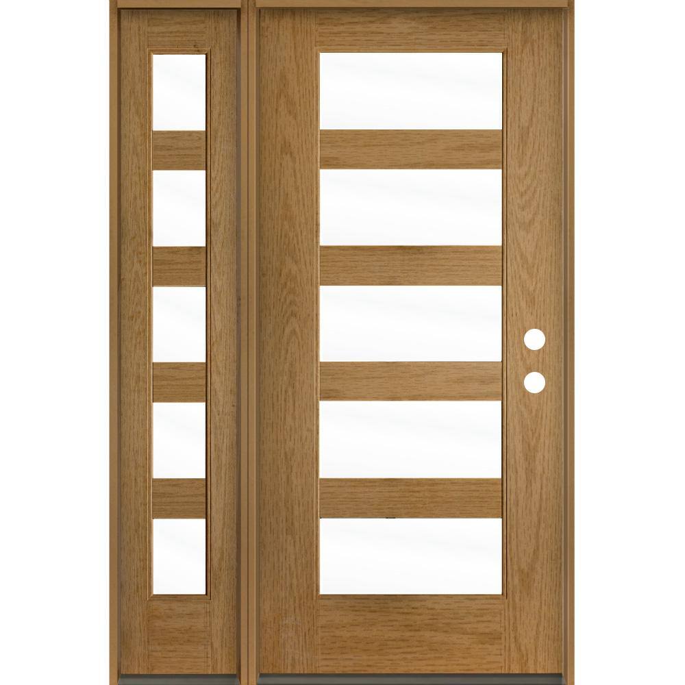 Krosswood Doors ASCEND Modern 50 in. x 79 in. 5-Lite Left-Hand/Inswing ...