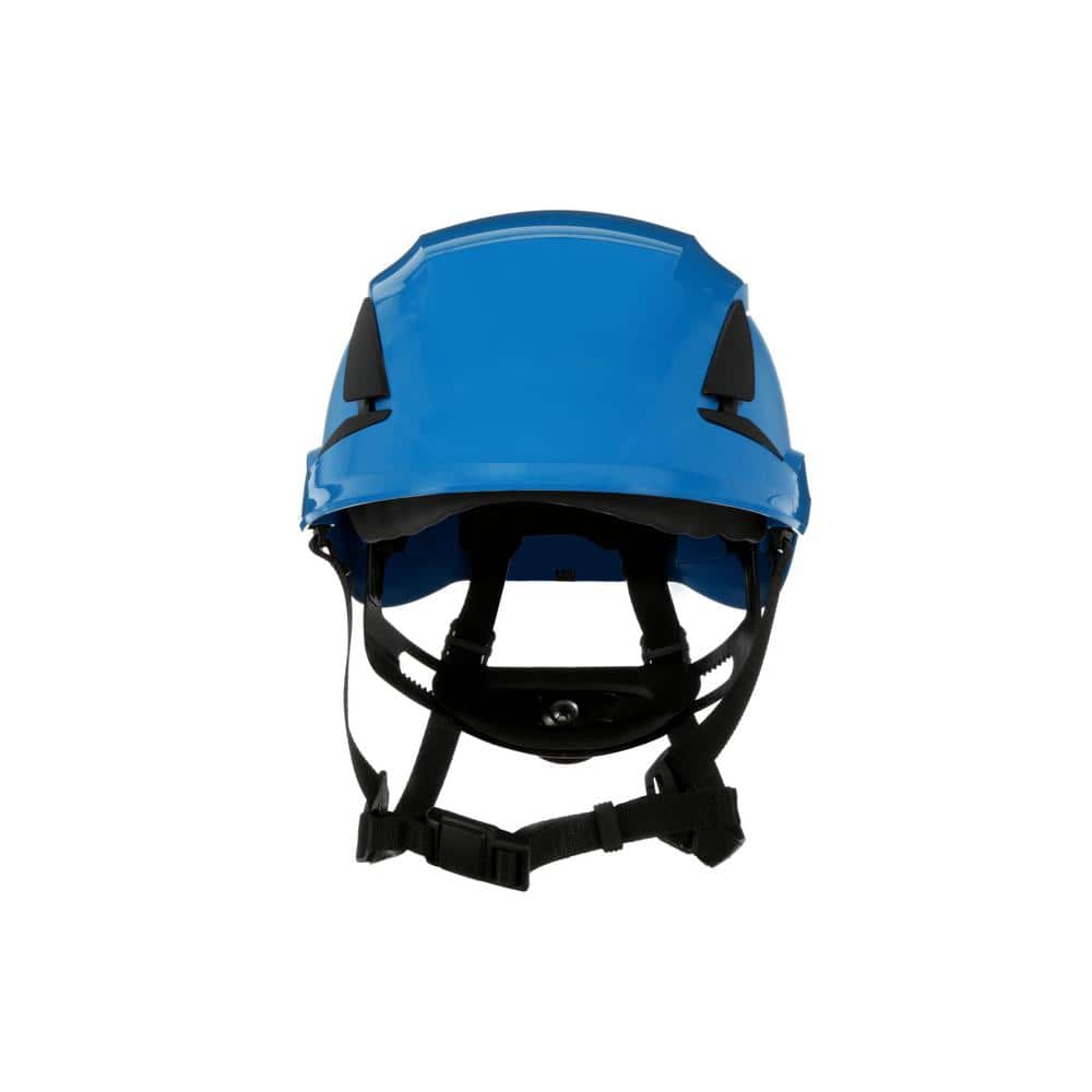 3M SecureFit Blue Suspension Safety Helmet with Uvicator (Case of 10 ...