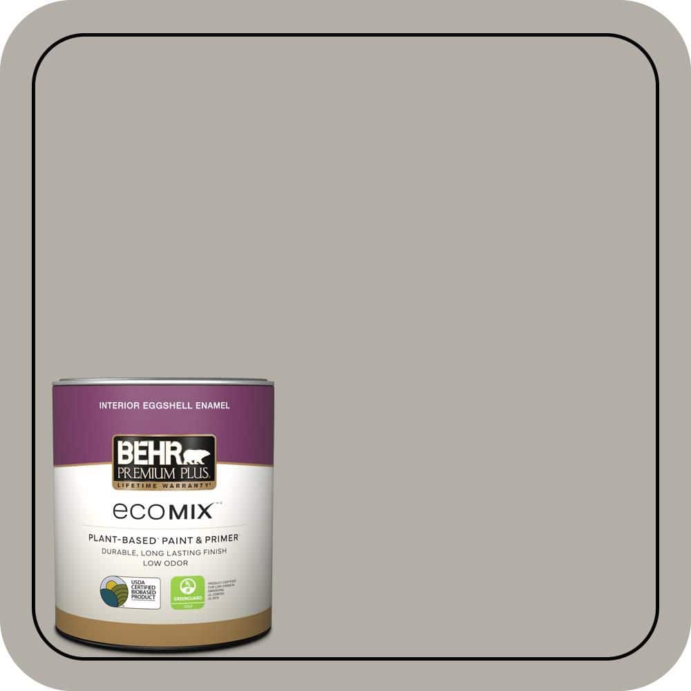 Reviews for BEHR PREMIUM PLUS 1 qt. #T17-09 Laid Back Gray Eggshell ...