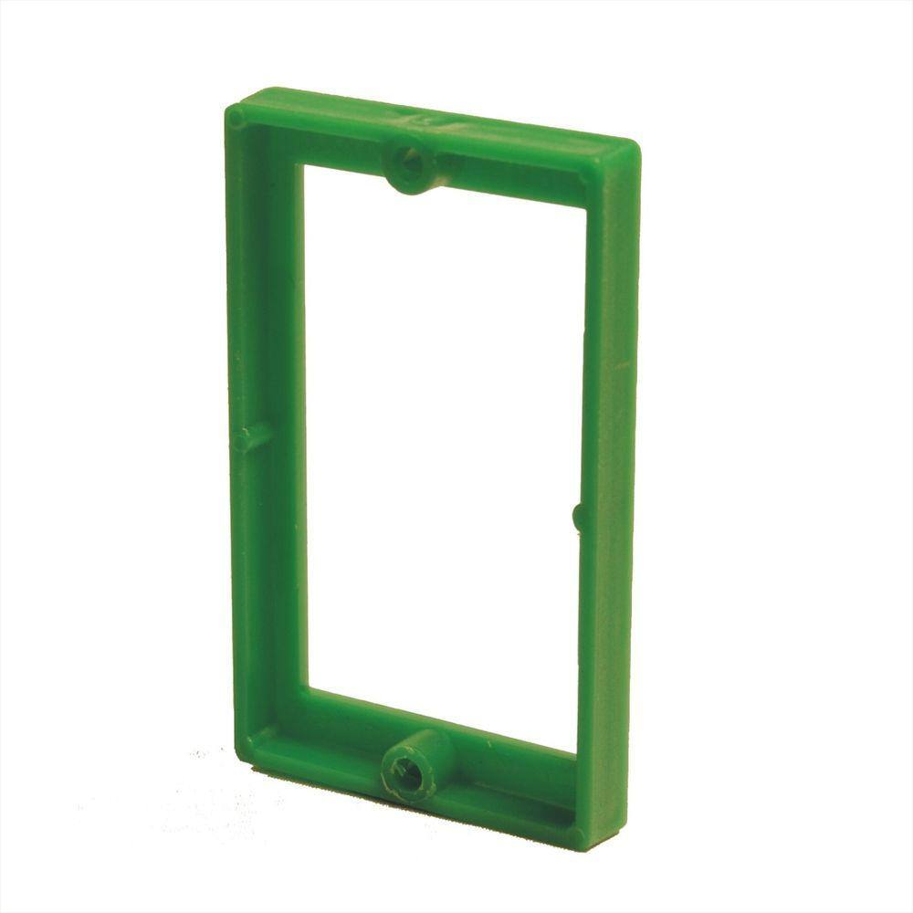 ReceptXtenders 3/8 in. 1-Gang Electrical Receptacle Box Extension Ring ...