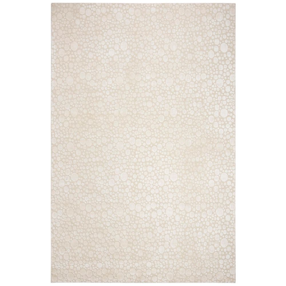 SAFAVIEH Mirage 6 ft. x 9 ft. Cream Abstract Spotted Area Rug MIR680A-6 ...