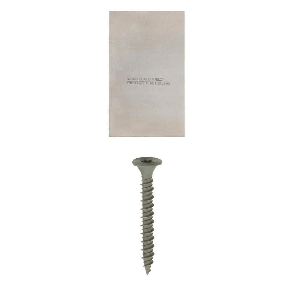 HardieBacker 1/2 in. x 3 ft. x 5 ft. Cement Board and #9 x 1-5/8 in ...