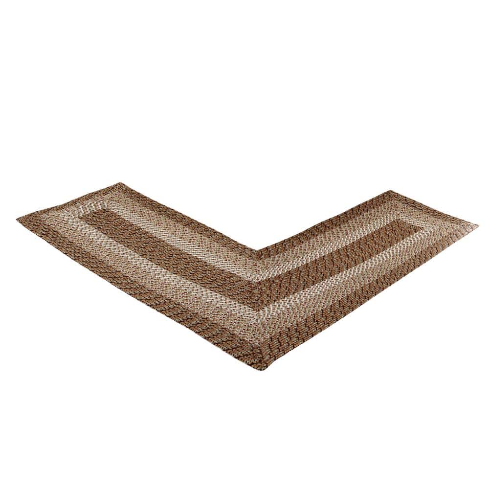 Better Trends Country Stripe Braid Collection Straw Stripe 24" x 48" x ...