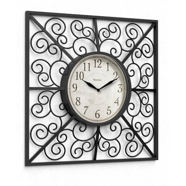 Square - Wall Clocks - The Home Depot