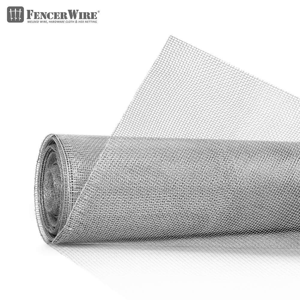 Fencer Wire 1/8 in. x 2 ft. x 100 ft. 27 Gauge Hardware Cloth ...