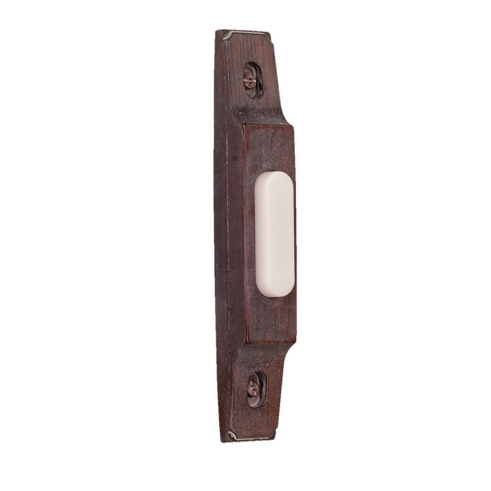 CRAFTMADE Wired Surface Mount Rustic Brick Finish Doorbell Push Button ...