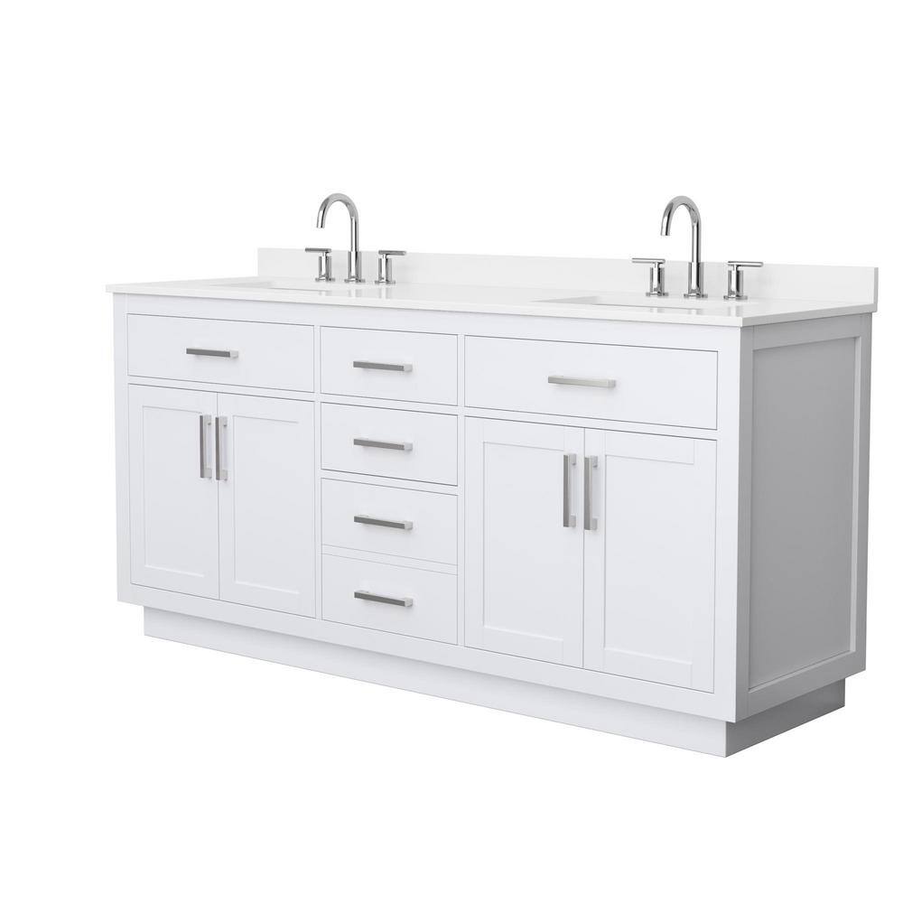 Wyndham Collection Beckett TK 72 in. W x 22 in. D x 35 in. H Double ...
