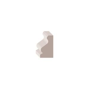 Ornamental Mouldings 3/4 in. x 1-1/4 in. x 96 in. White Hardwood ...