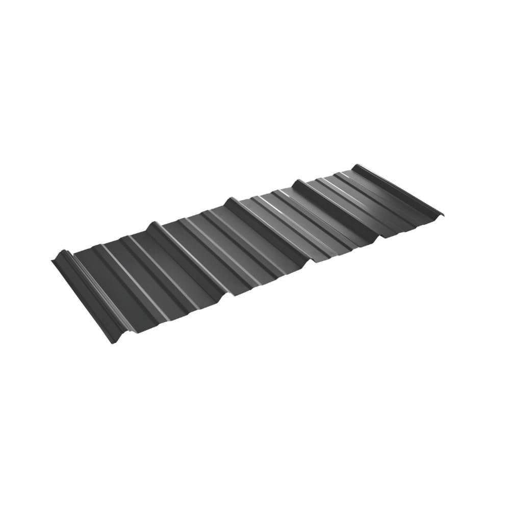 Fabral "Fabral Grandrib 3 36"" Panel - Galvanized Metal 29 GA Charcoal ...